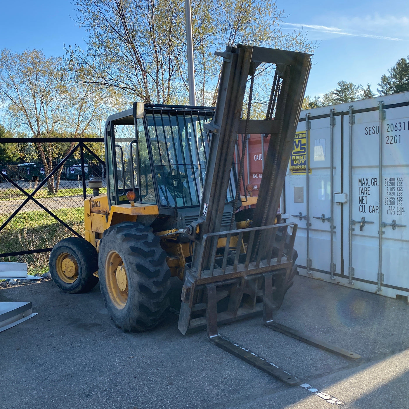 1999 JCB 926-2/4 Rough Terrain Forklift – MSU Surplus Store